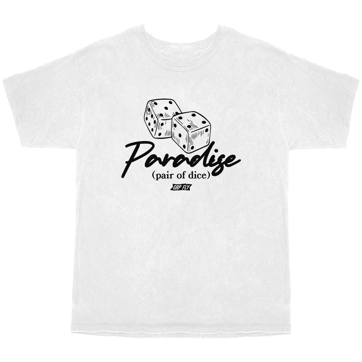 Dice Tee-White – Grp Fly